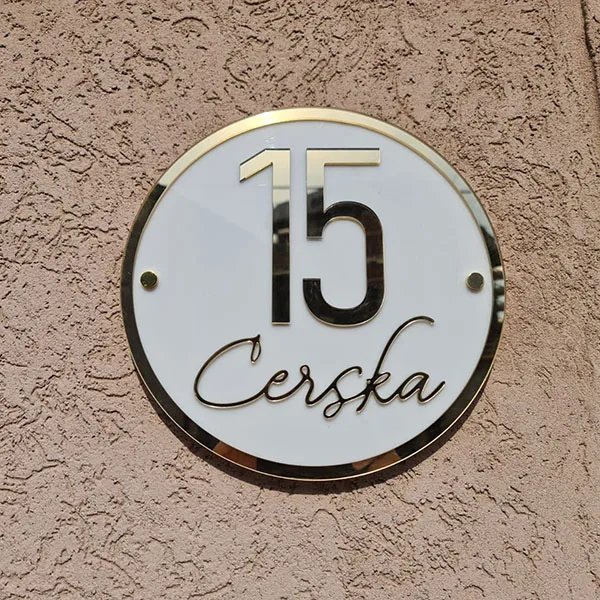 Kućni broj – Model 4 ‣ Studio Veljković